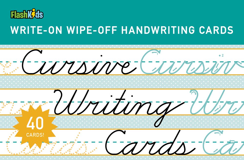 Cursive Writing Cards (Write-On Wipe-Off Handwriting Cards.): Flash ...