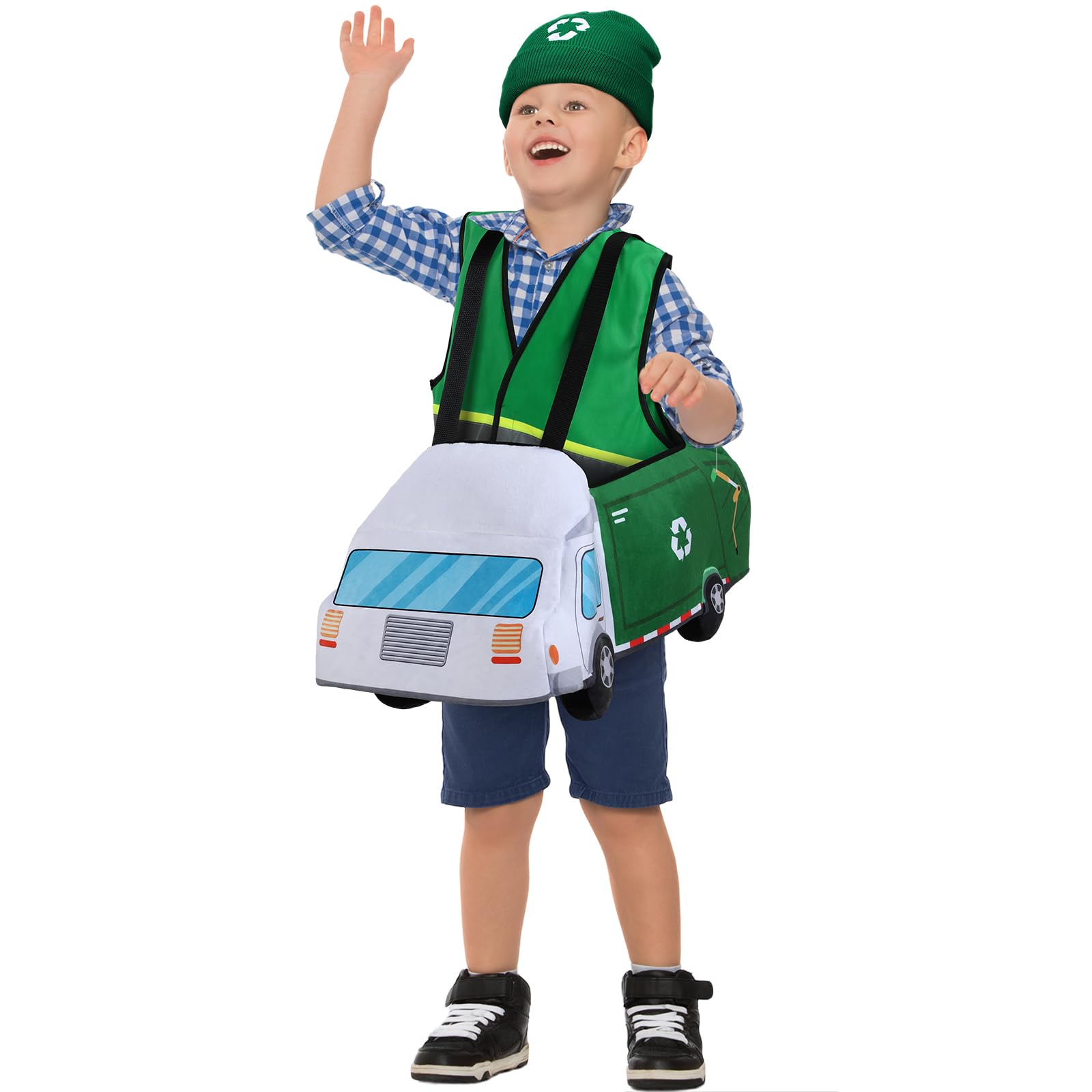 Amazon.com: Mepase 3D Halloween Car Costume Trash Truck Costume Garbage ...