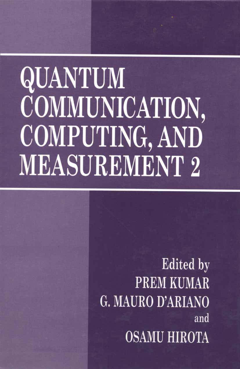 Buy Quantum Communication, Computing, and Measurement 2 Book Online at ...