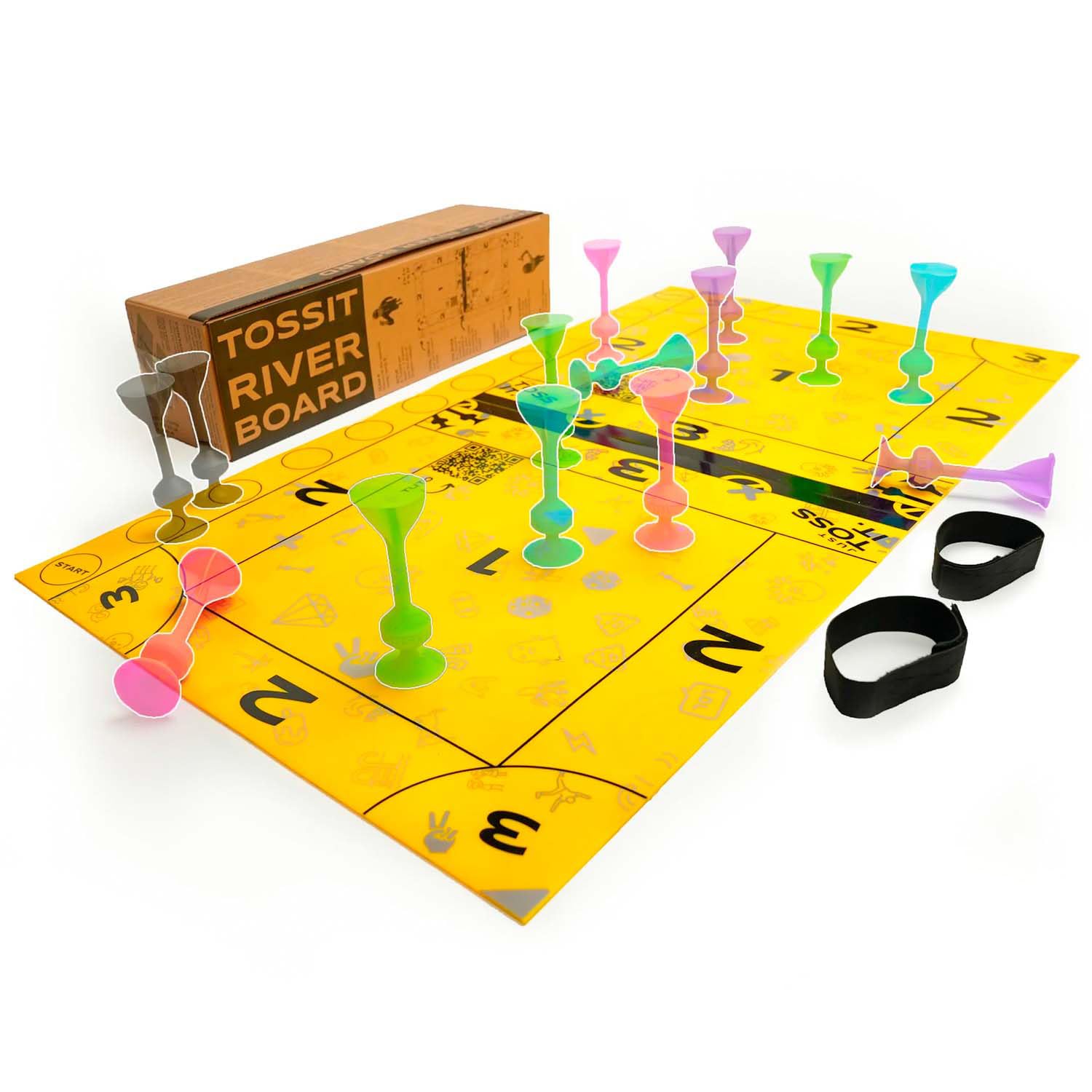 TOSSIT Board, Dart Game Board Indoor Outdoor Petanque, Silicone ...
