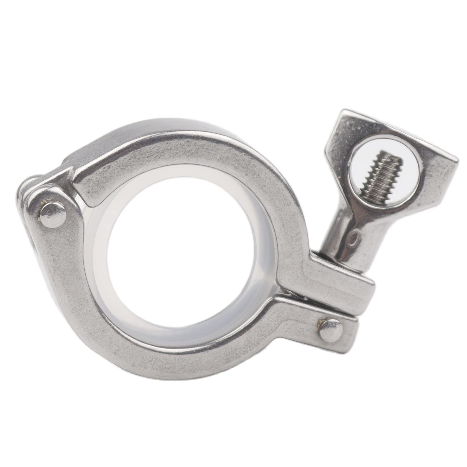 Snapklik.com : Mominate Stainless Steel 304 Single Pin Heavy Duty Tri Clamp