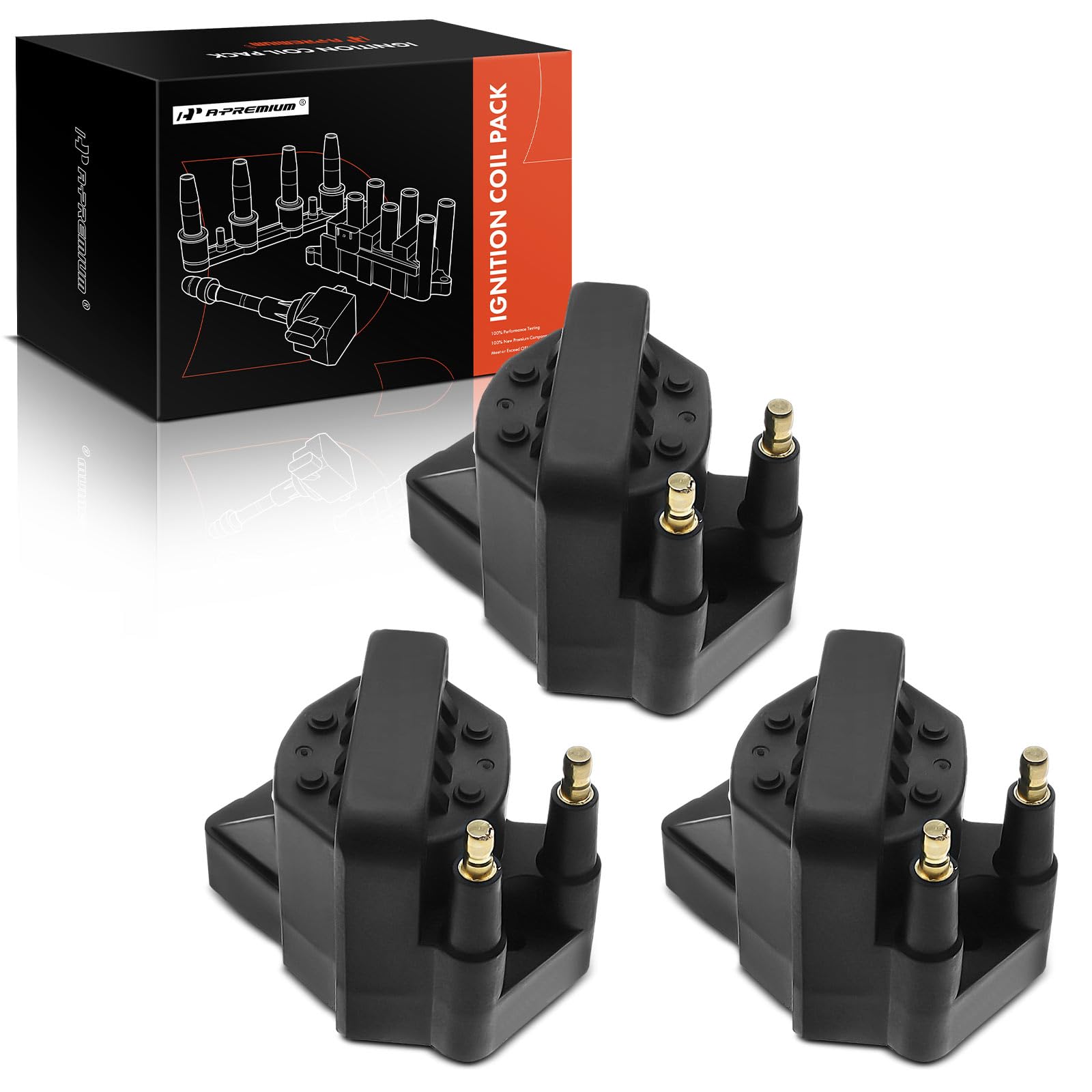 Amazon.com: A-Premium Ignition Coil Pack Set of 3 Compatible with ...