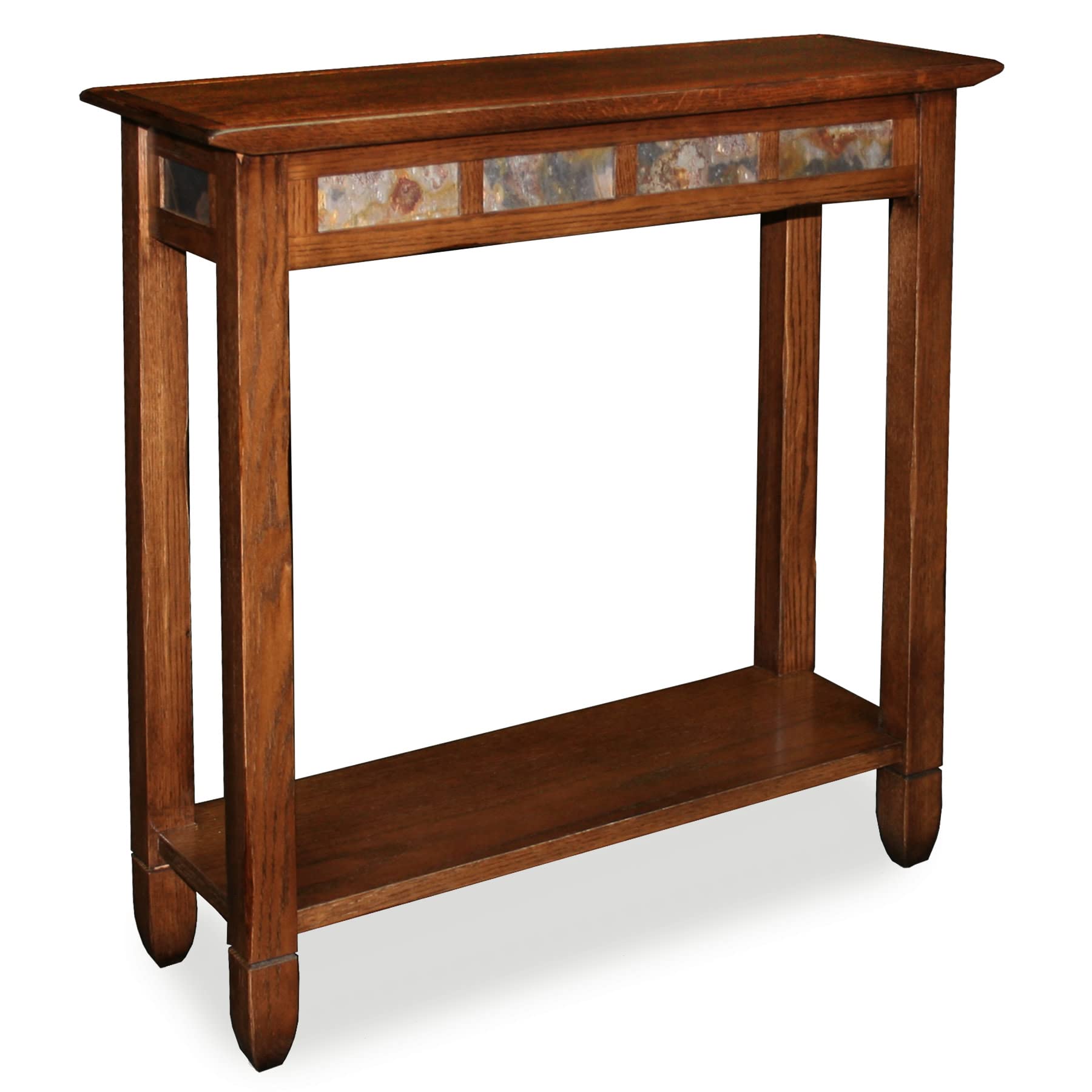 Leick Home 10059 Rustic Slate Tile Hall Console Sofa Table | Desertcart ...