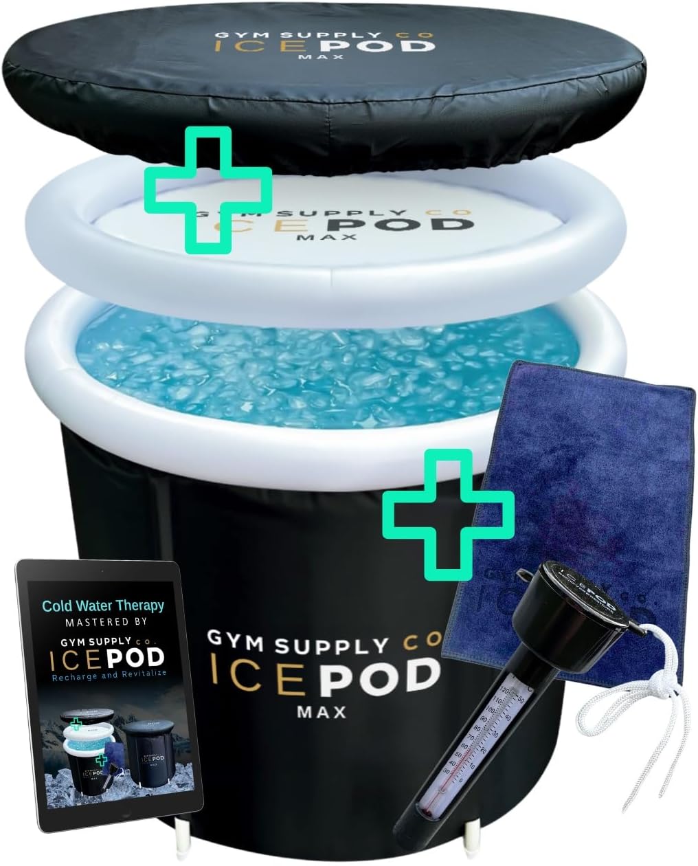 LUMI Therapy Ice Bath Pod MAX | 420 Litre Cold Water Plunge | Portable ...