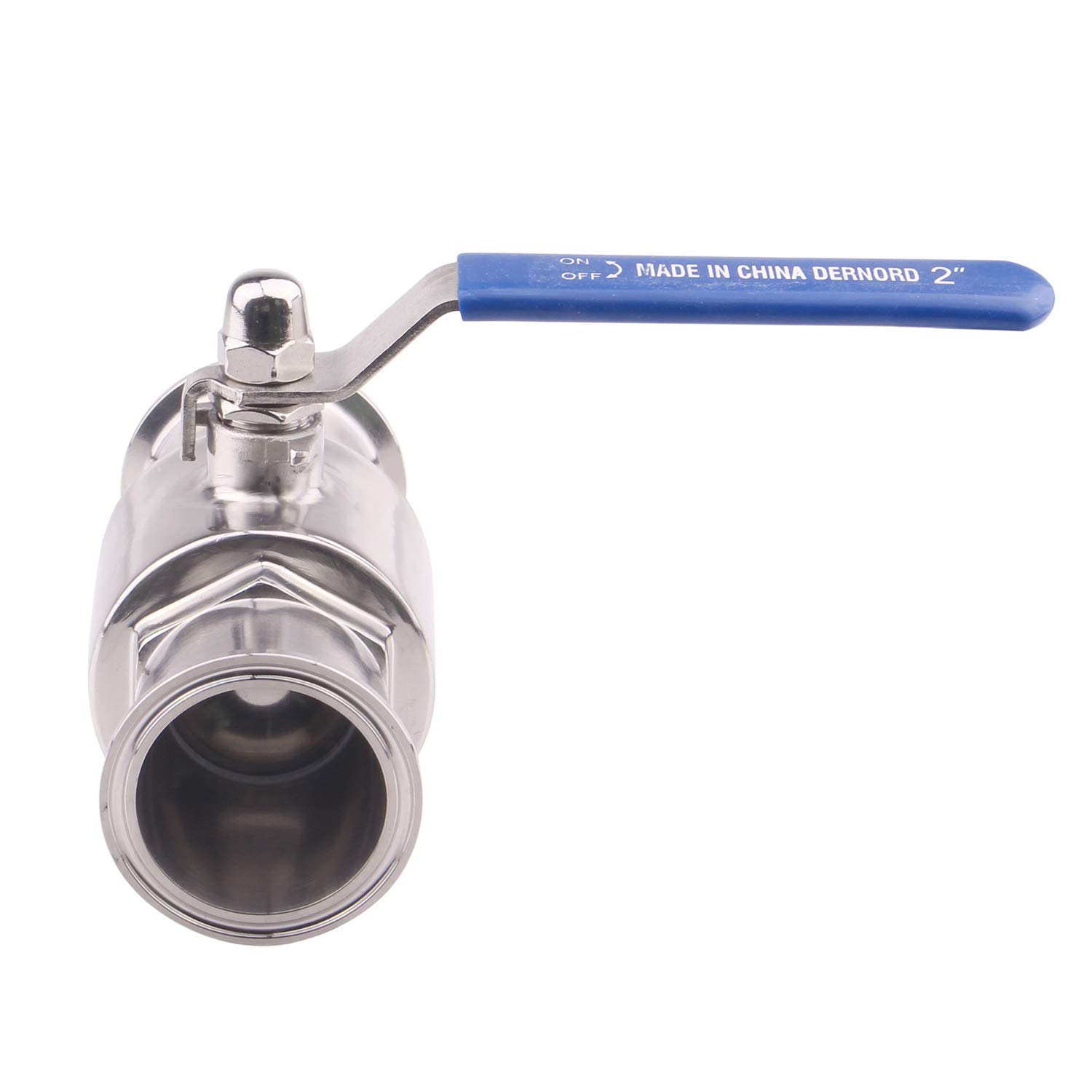 Snapklik.com : DERNORD 2 Inch Tri-Clamp Clover Ball Valve 2pc Stainless ...