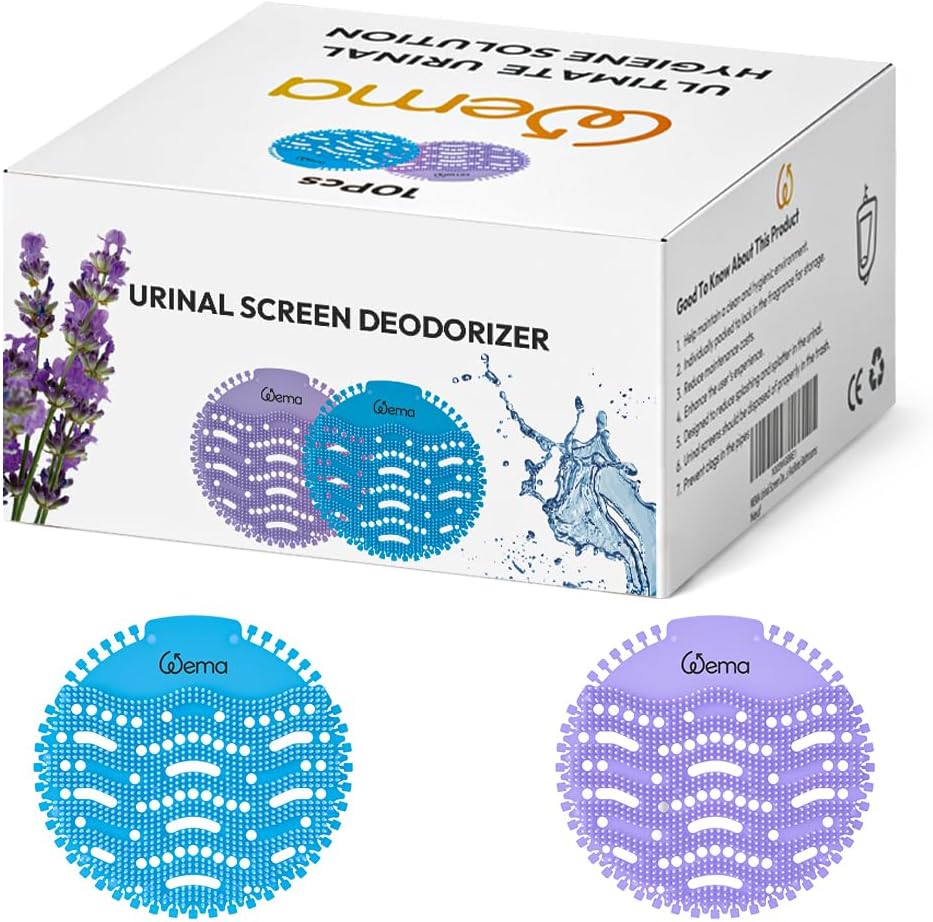 Amazon.com: WEMA Urinal Screen Deodorizer - 10 Pack toilet deodorizer (Last Up to 5,000 Flushes ...