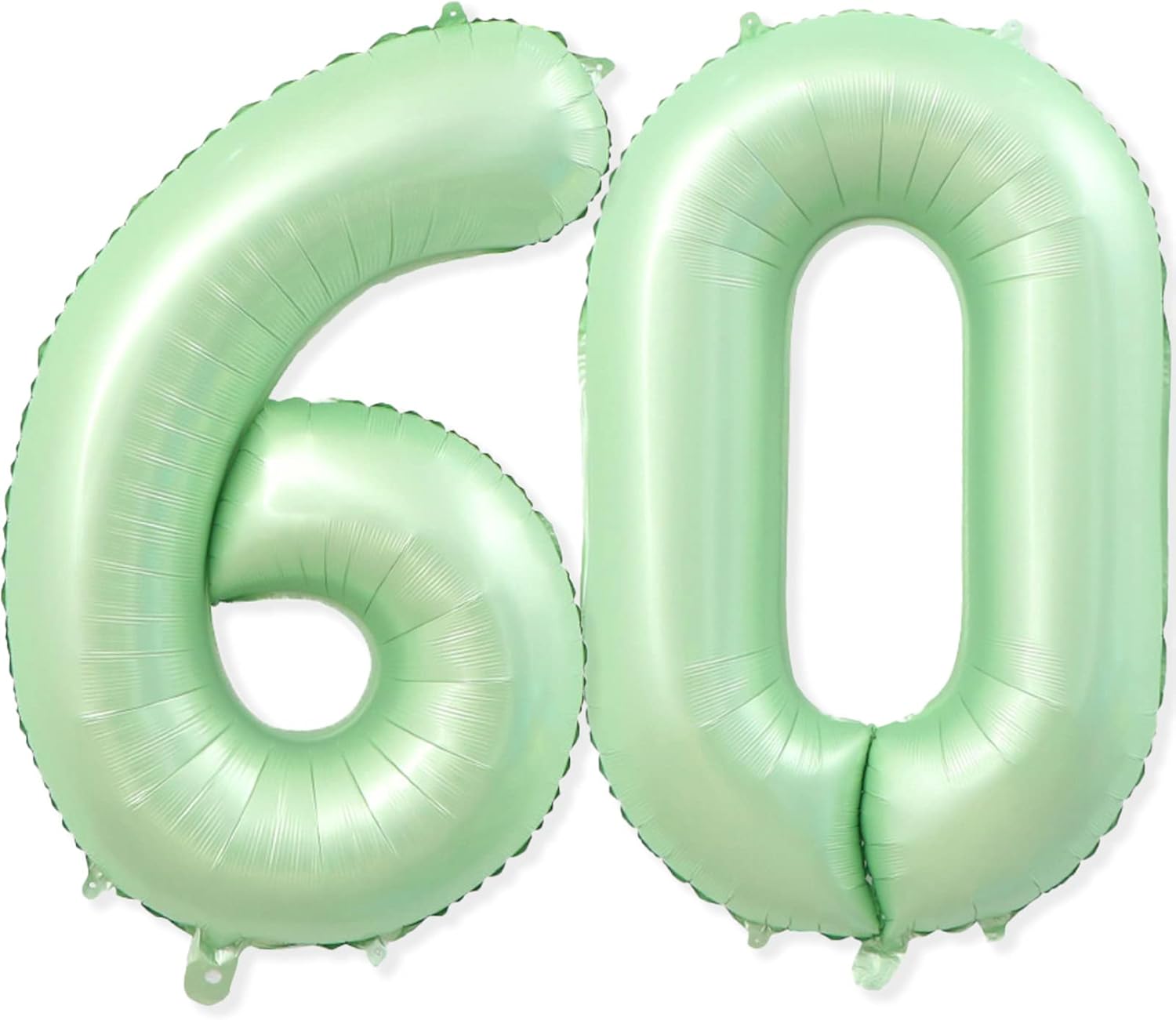 Amazon.com: 60 Balloon Number, 40 Inch Light Green Foil Balloons Giant ...