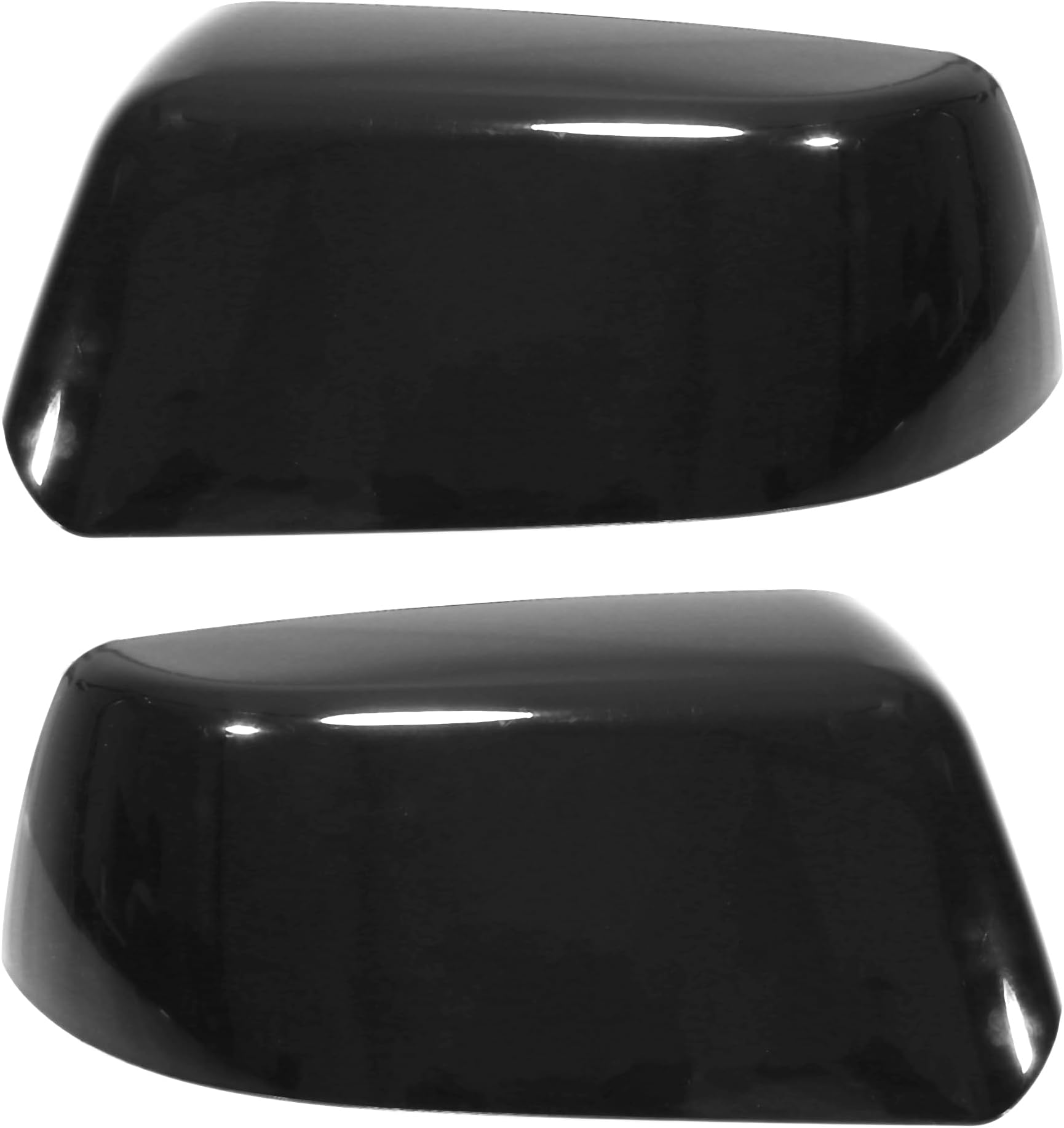 Amazon.com: uxcell 1 Pair Left Right Gloss Black Top Half Mirror Cover ...