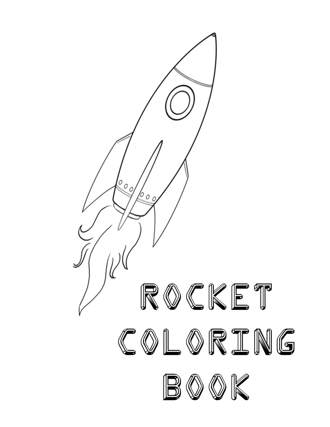 Rocket And Coloring Pages