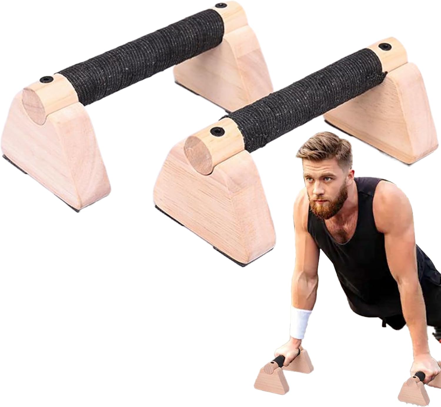 Amazon.com : Push Up Bars for Men - 2x Push Up Handles Parallettes Bars ...