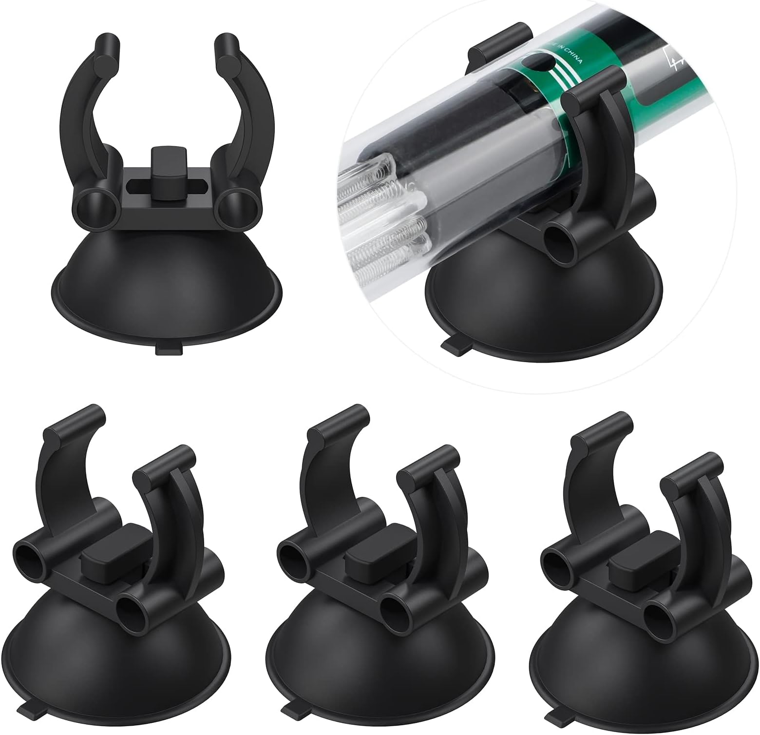 Amazon.com : uxcell Aquarium Fish Tank Suction Cup Heater Clips Clamps ...