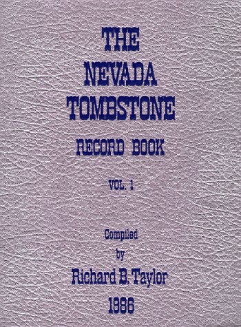 Buy Nevada Tombstone Record Book: Southern Nevada: 1 Book Online at Low ...