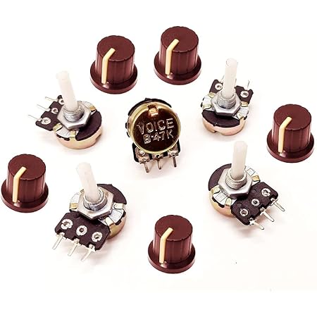 ERH India (Pack of 5 pcs) 47k Volume Control Variable Resistor ...