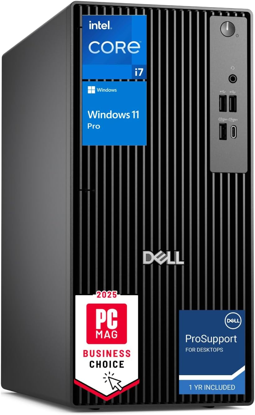 Dell Pro Tower QCT1250 Desktop – 14th Gen Intel i7-14700 (Up to 5.4GHz ...