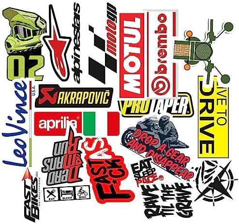 GRAPHIX DESIGN Helmet Stickers & Bike Stickers and Decals (3 inch ...
