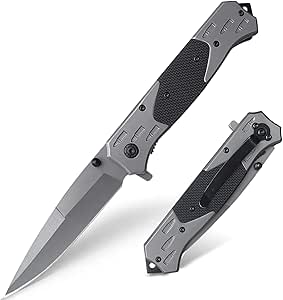 Amazon.com: VIFUNCO Folding Pocket Knife for Men, Tactical Knife with Clip, Liner Lock, Glass ...