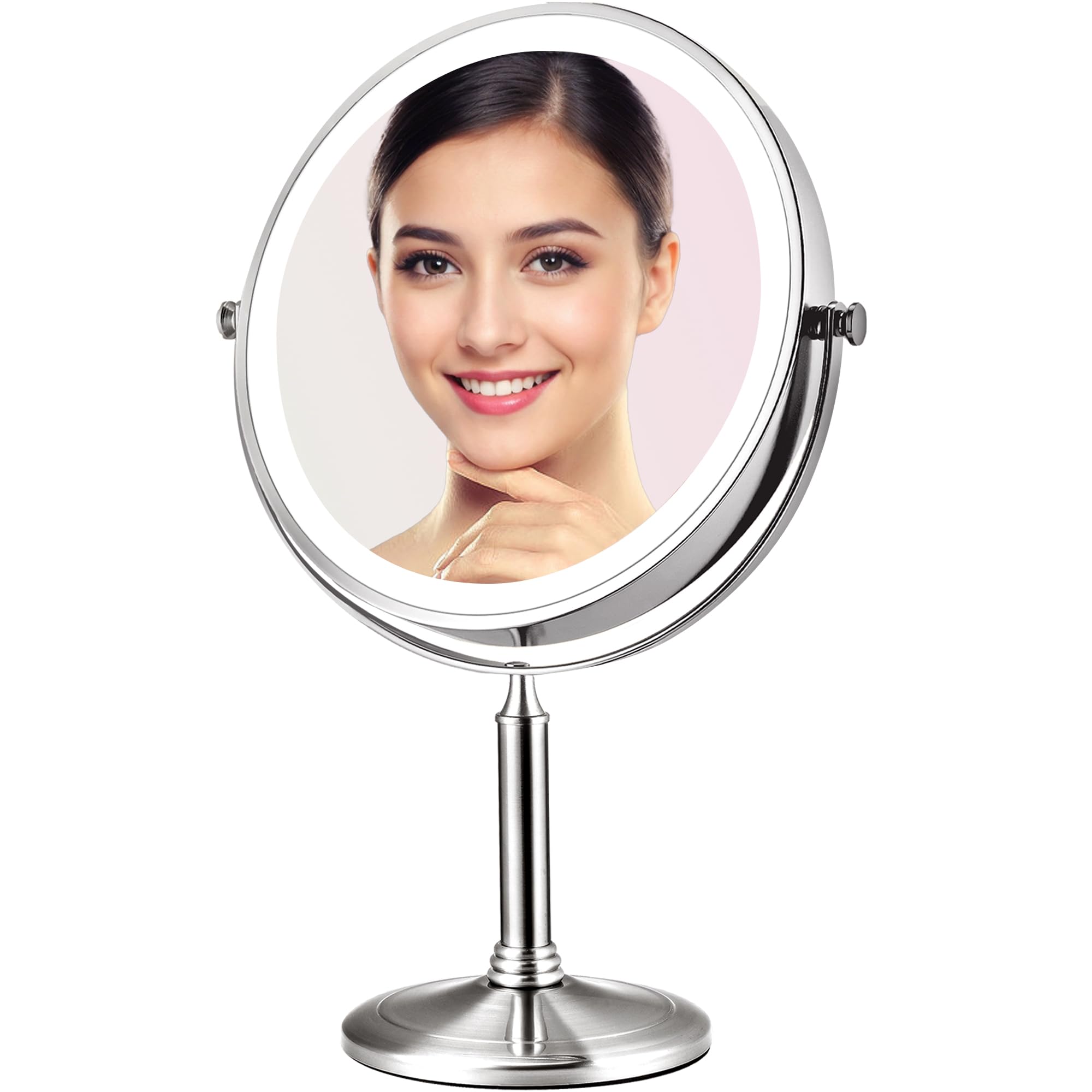 Amazon.com - 9" Large Lighted Makeup Mirror, 1X/10X HD Magnifying ...