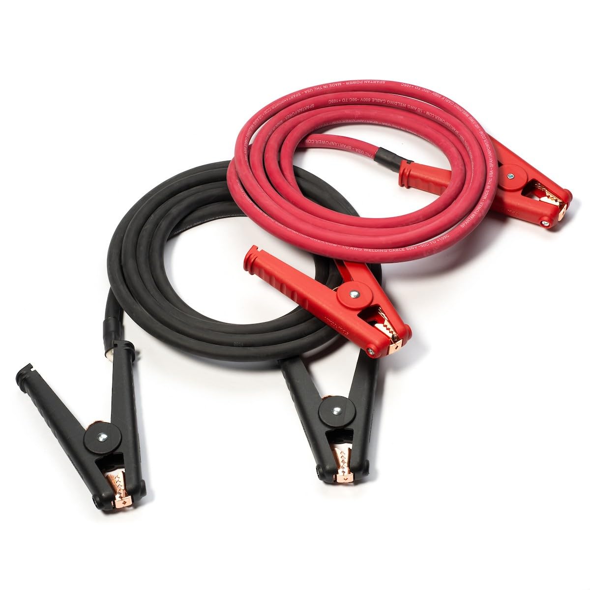 Snapklik.com : Spartan Flex 10 Foot 2 AWG Gauge Heavy Duty Jumper ...