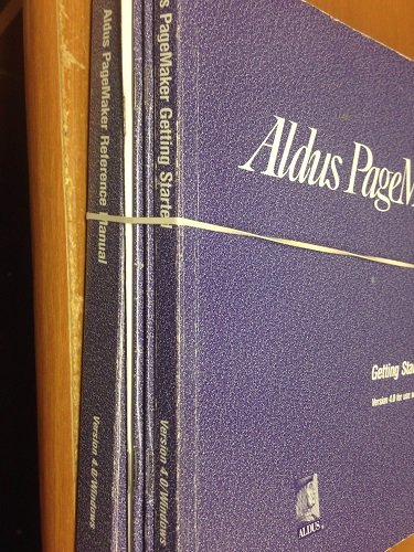 5 Volume Set of Aldus PageMaker Version 4.0 for use with Microsoft ...