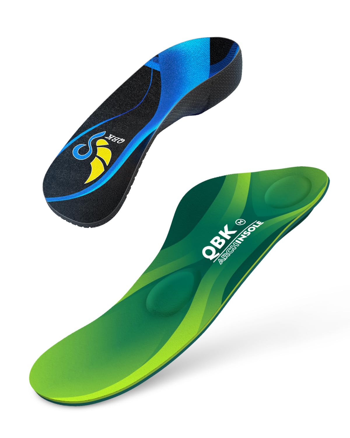Amazon.com: Arch Support Insoles, QBK Orthotic Shoe Inserts for ...