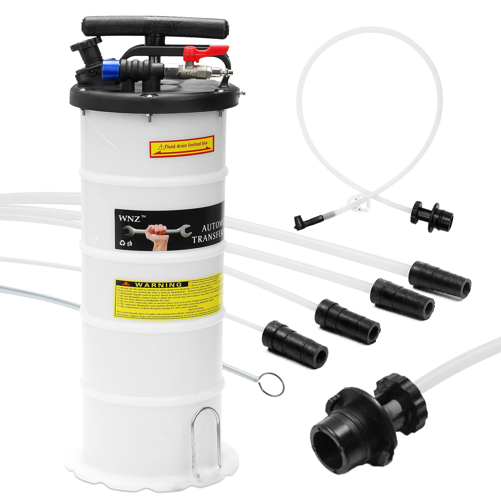 Snapklik.com : Wenzhon 65L Pneumatic/Manual Oil Extractor Pump, Fluid ...