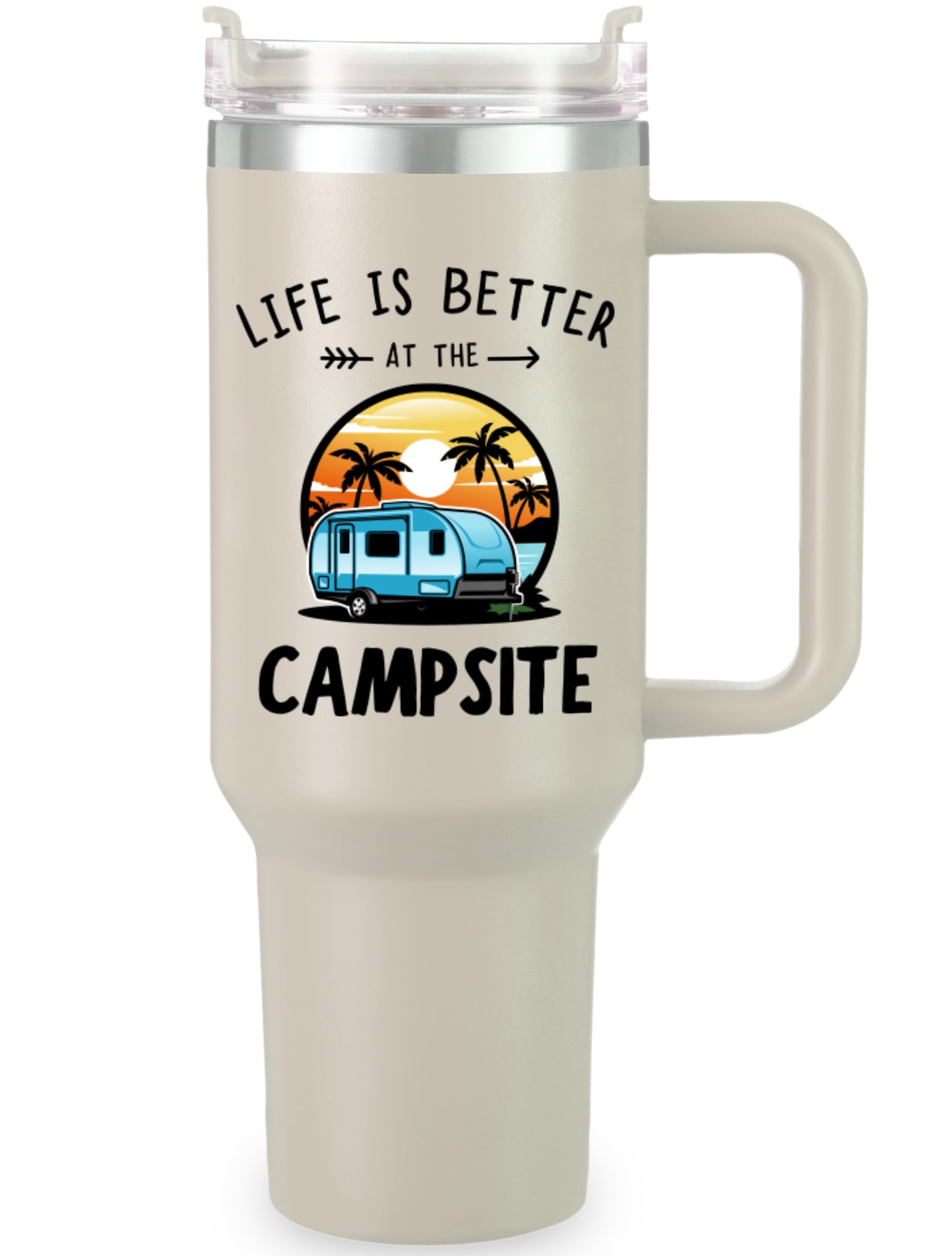 Amazon.com | KEDRIAN Camping Tumbler 40oz, Cool Camping Birthday Gifts ...