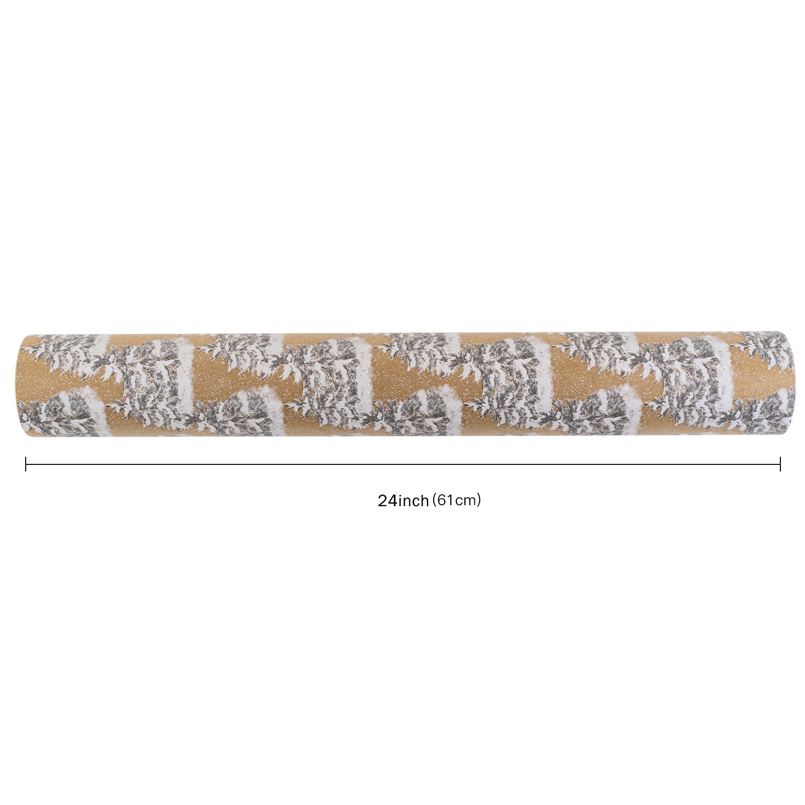 Snapklik.com : RUSPEPA Christmas Wrapping Paper, Jumbo Roll Kraft Paper
