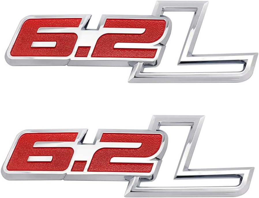 Amazon.com: COMK 3D 6.2L Engine Emblems Badge Trunk Door Fender Bumper ...