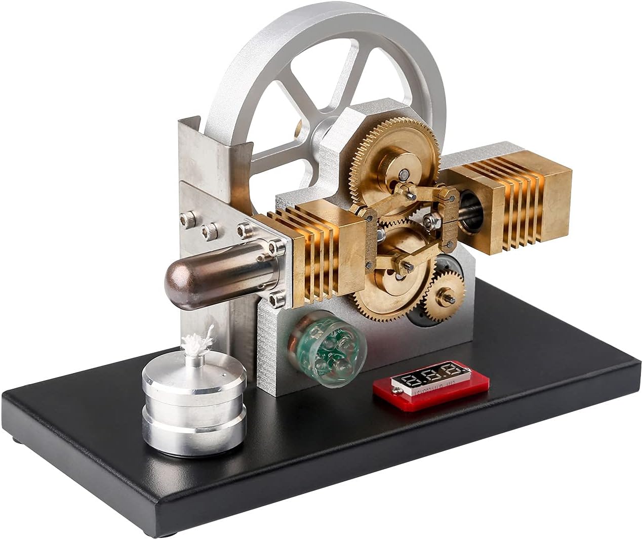Amazon.com: Ottima Stirling Engine Kit with LED Light and Voltmeter ...
