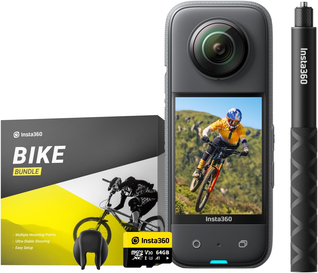 Amazon.com : Insta360 X3 Bullet Time Kit - 360 Action Camera with 5.7K ...