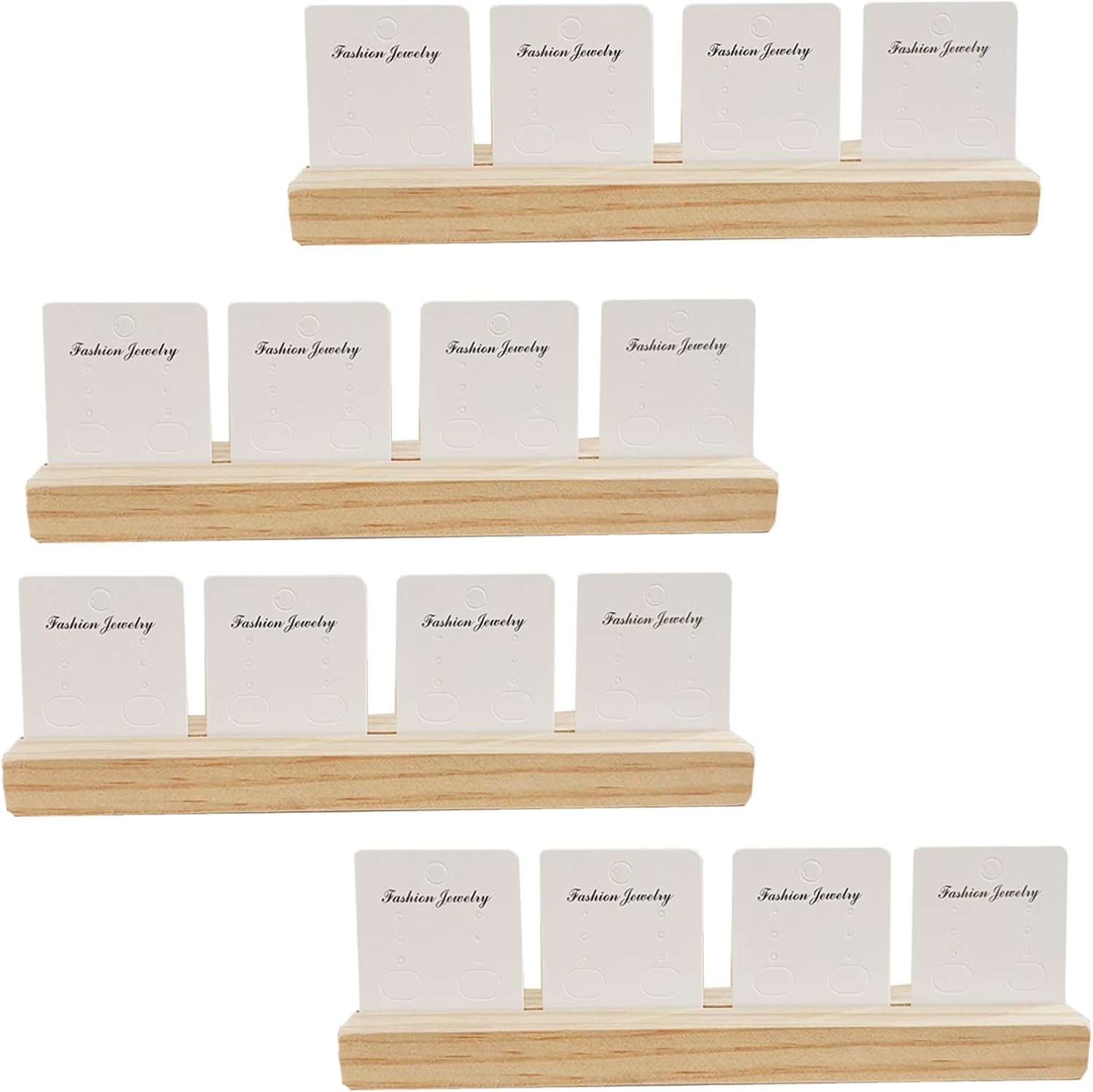 Amazon.com: XFJYMXDM 4 Set Jewelry Display Boards Earring Card Holder ...