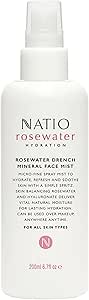 Natio Australia Rosewater Hydration Drench Mineral Face Mist 200ml - Refreshing Skin Balancing ...