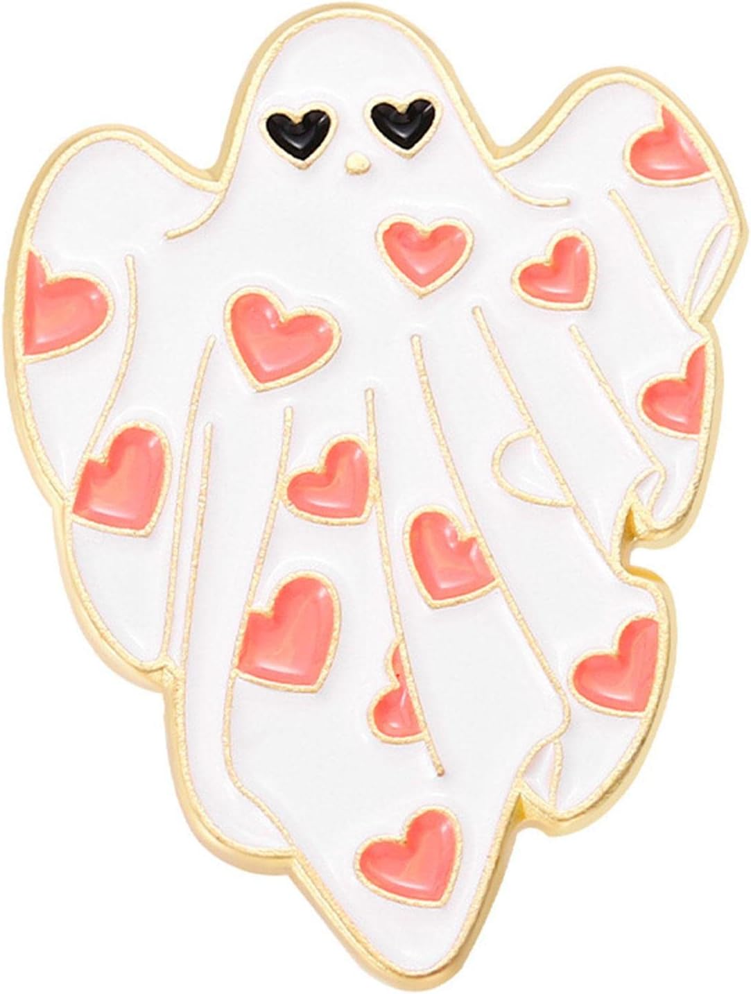 Amazon.com: Cute Ghost Enamel Brooch Pin,Gothic Badges Halloween Pins ...