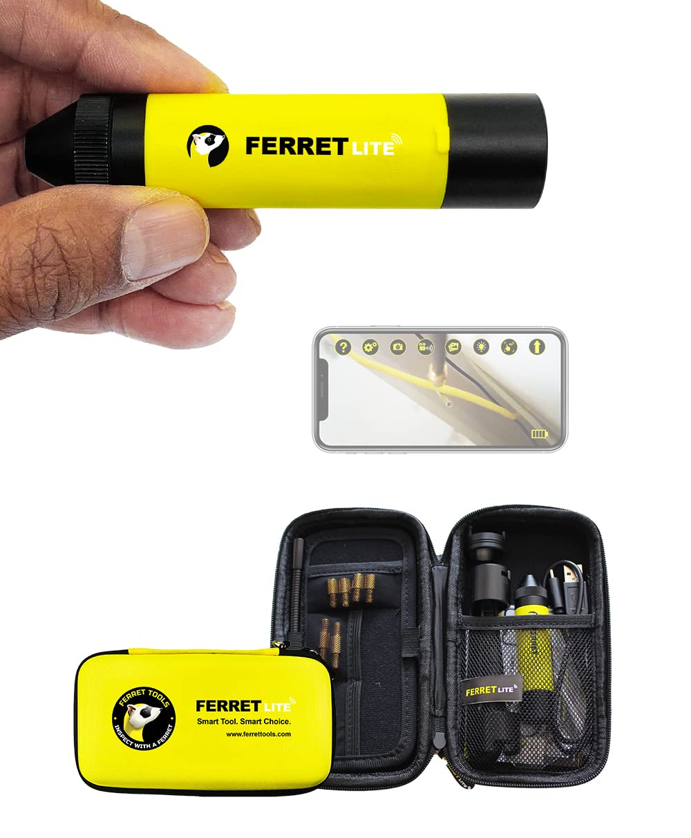 Ferret Lite Wireless Inspection Camera - WiFi Borescope Inspection ...