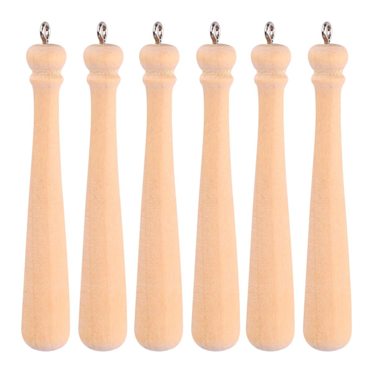 Amazon.com: Milisten 50pcs Mini Miniature Baseball Bat Natural Wood ...