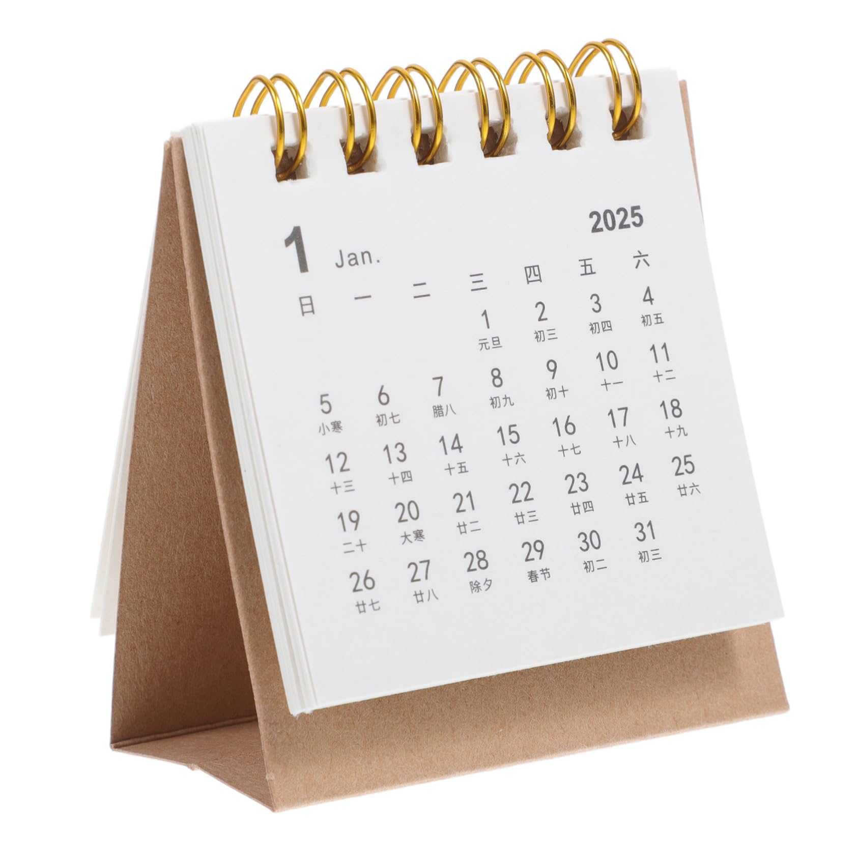 Amazon | NUOBESTY 2025年卓上カレンダー 小さな卓上カレンダー 家庭用カレンダー スタンドアップカレンダー 卓上カレンダー 2025 卓上カレンダーメモ帳 ミニカレンダー ...