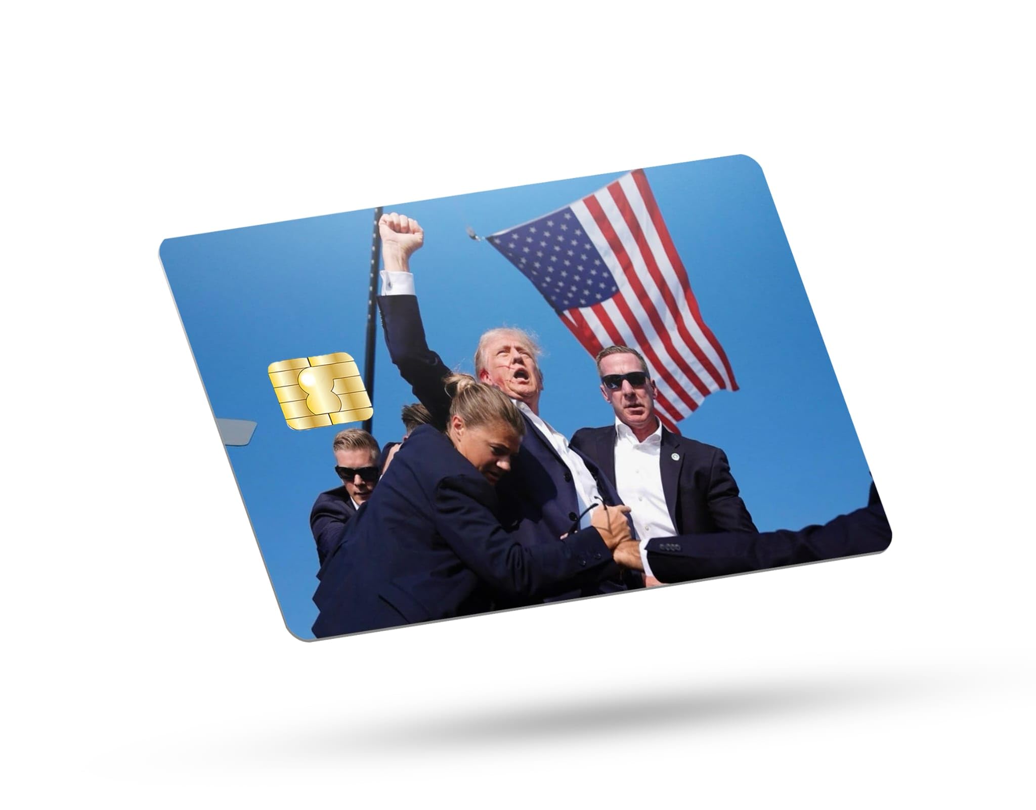 Amazon.com: Donald Trump Rally attack 2024 Credit Card Skin, Debit Card ...