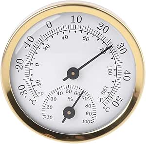 Amazon.com: Indoor Analog Thermometer Hygrometer Humidity Temperature ...