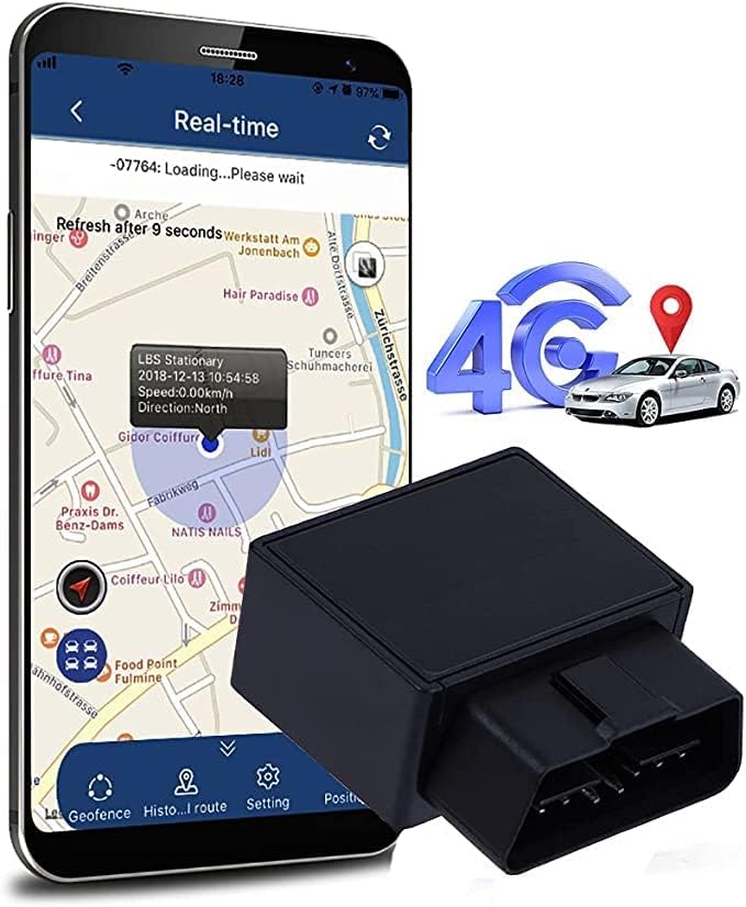GPS Tracker TKMARS OBD2 4G Global Accurate Real-time Update Location in ...