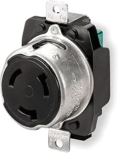 Hubbell Dockside Shore Power Receptacle (50A 125/250V) : Amazon.ca ...