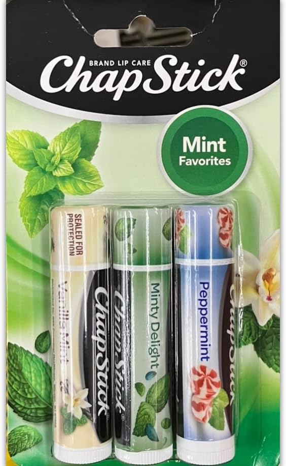 Amazon.com: Chapstick Colección Mint Favorites 3 Ct. : Belleza y ...