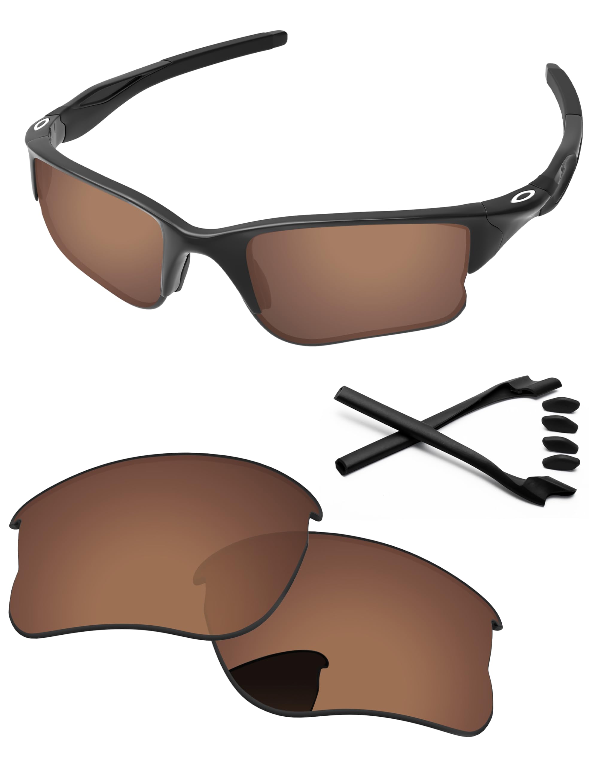 Snapklik.com : Replacement Lenses & Rubber Kits For Oakley Half Jacket ...