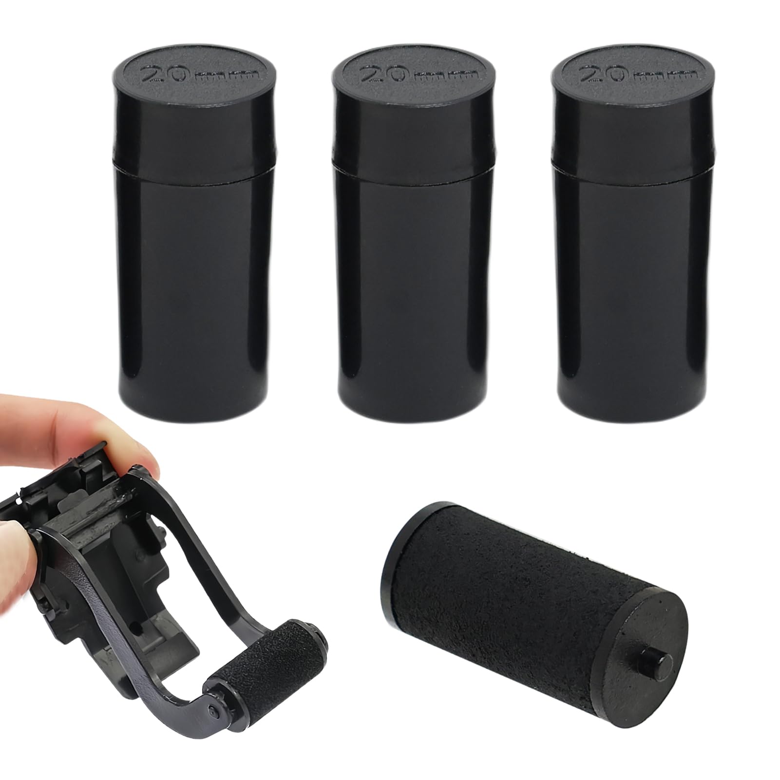 Pack of 3 Black Ink Roller Cartridges for M8-22 Pricing Gun, Price ...