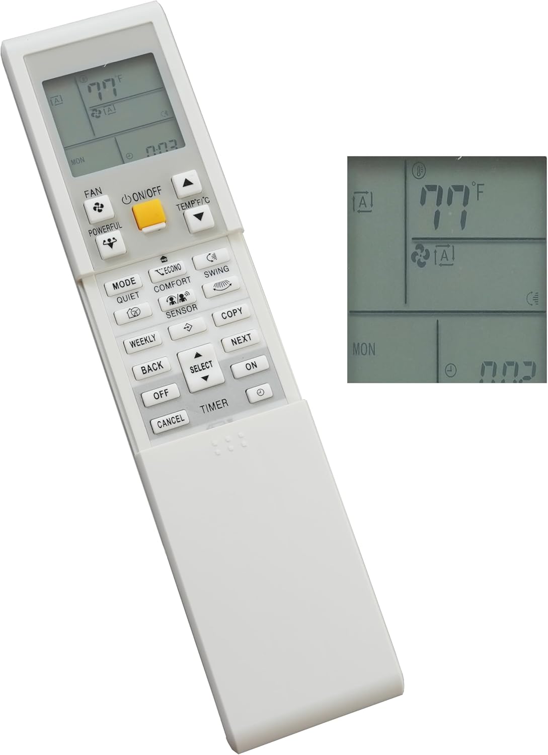 Amazon.com: Universal Replacement Remote Control Compatible for Daikin ...