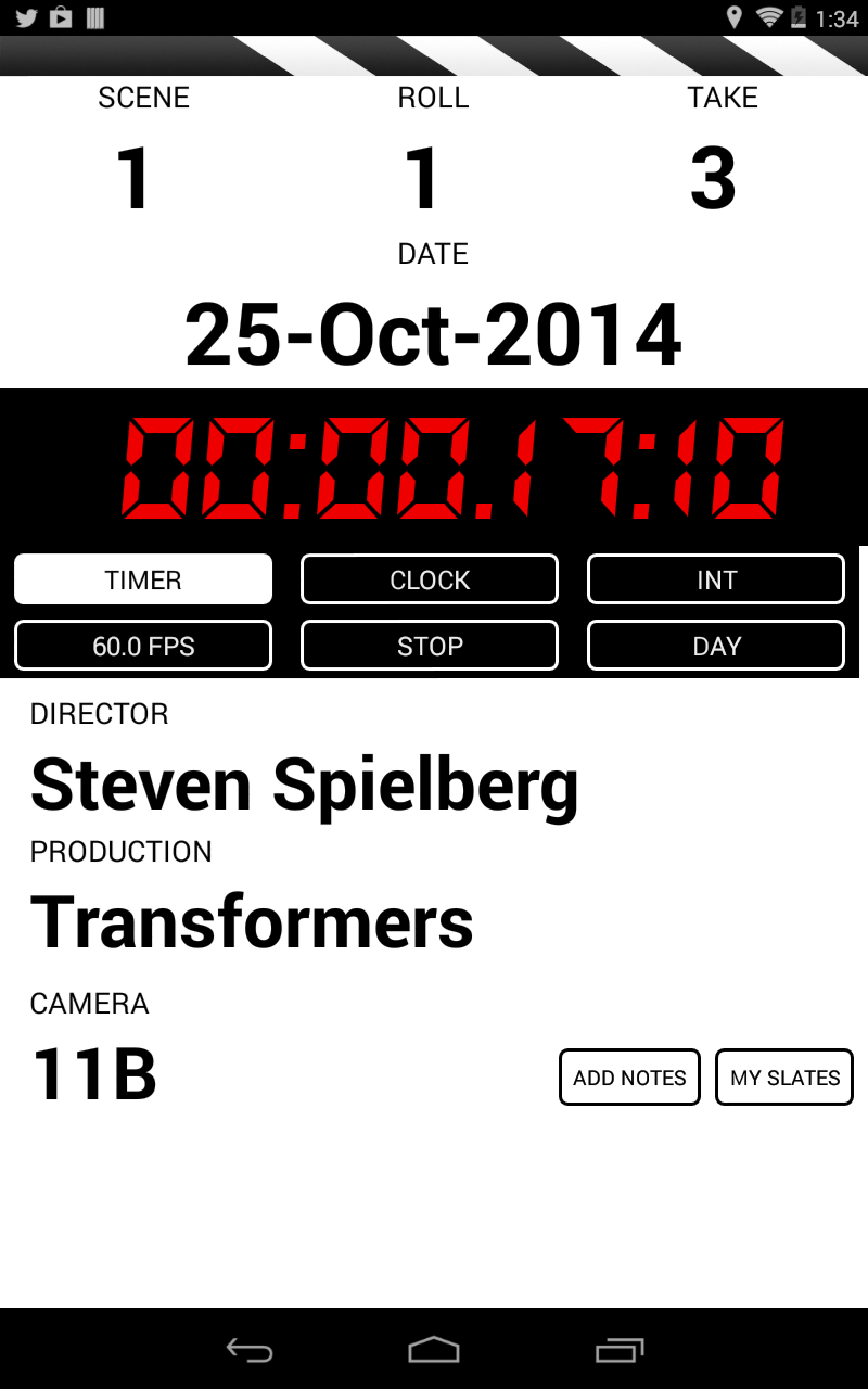 Clapperboard PRO & Shot log - App on Amazon Appstore