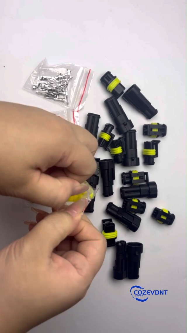 Boat Wiring Connectors Dstfuy 10 Kit 2-Pin Waterproof Electrical ...