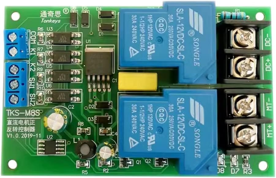 Amazon.com: 30A 12V 24V DC Motor Forward/Reverse Control Board Low ...