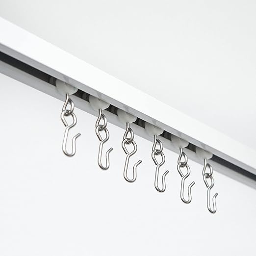 Amazon.com: EverTrack Curtain Track - Ceiling Mounted Curtain Rail for ...