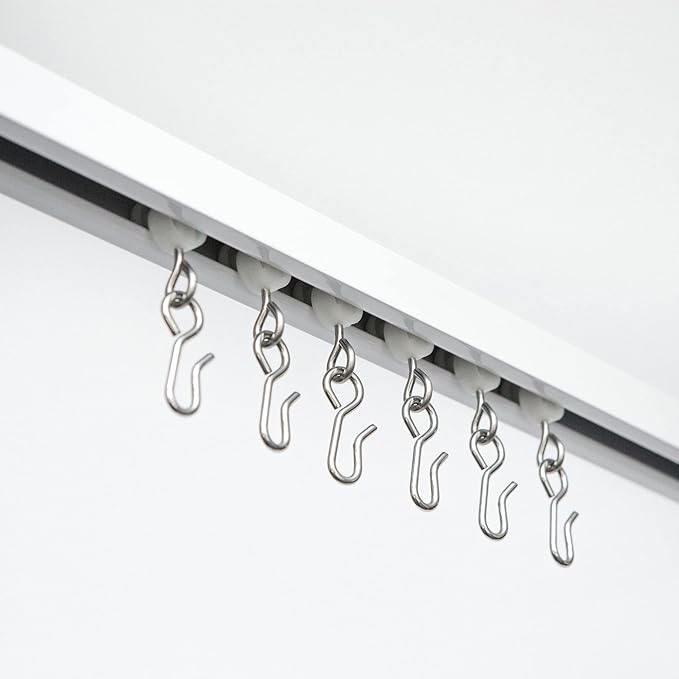Amazon.com: EverTrack Curtain Track - Ceiling Mounted Curtain Rail for ...