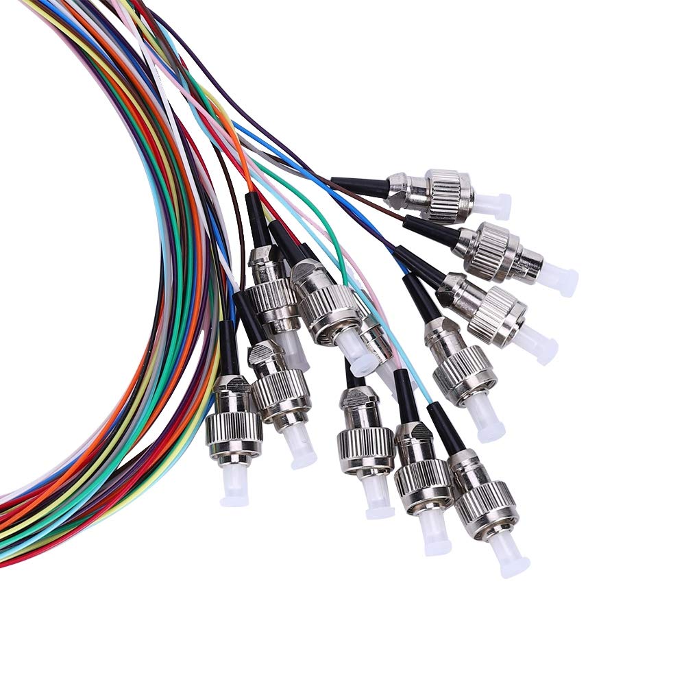 FC/UPC Single Mode Fiber, FC12 Cores Bundle Pigtail Cable 12-Cores ...